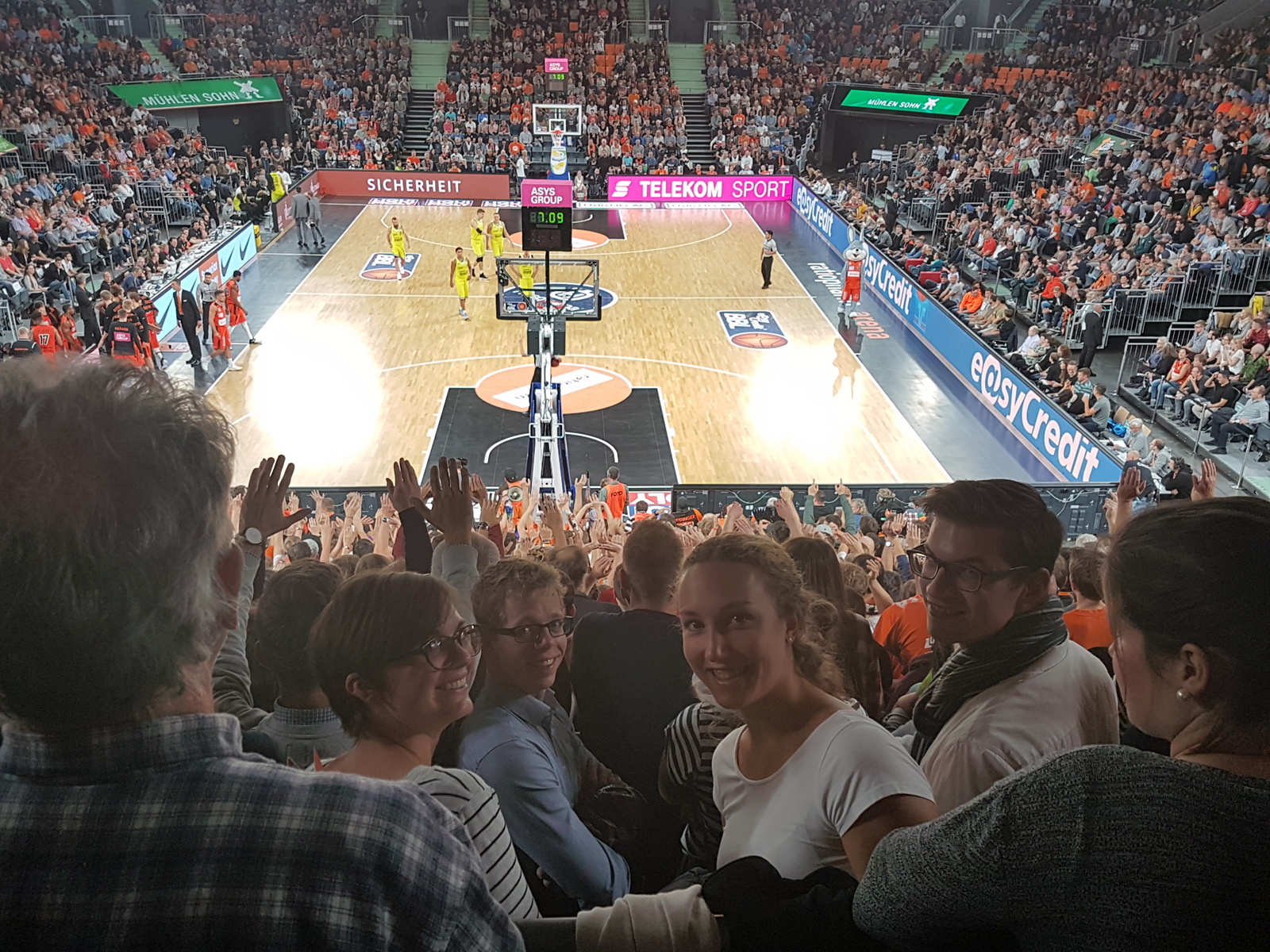 Clubjahr 2017/2018 - Besuch Basketball Ratiopharm Ulm – Rotaract Club Ulm